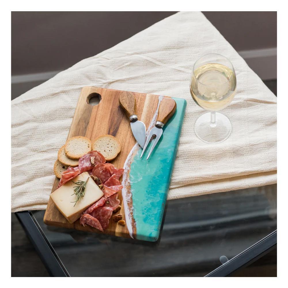 Small Cheese Board - Caribbean Blue – The Quill